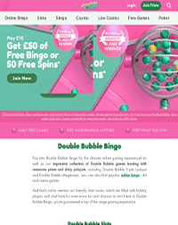 Double Bubble Bingo Review